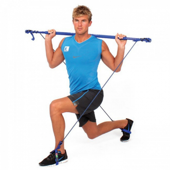 De Gymstick original is een 1.30 m lange fiberglas stick waaraan ...