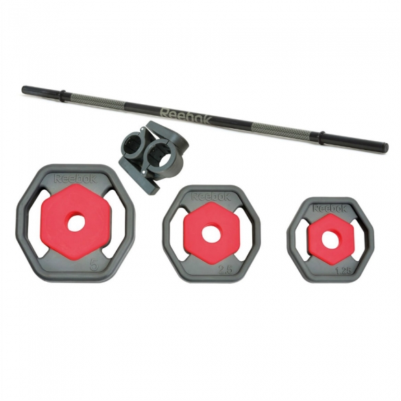 Reebok Studio Rep Body Pump Set Steel kopen? Bestel bij fitness24.nl